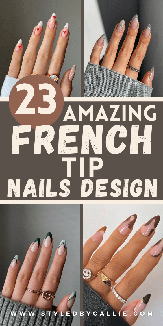 23 Trendy French Tip Nail Designs You Will Obsess Over