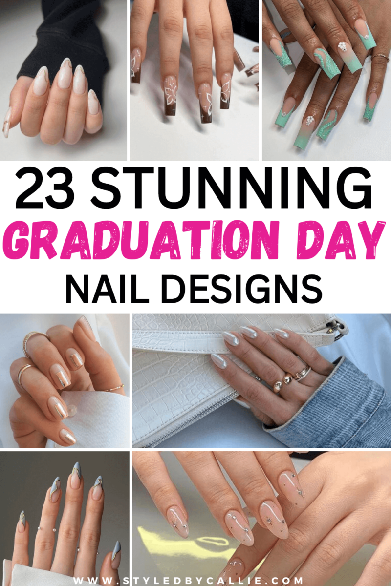 23 Stunning Nail Designs For Your Graduation Day