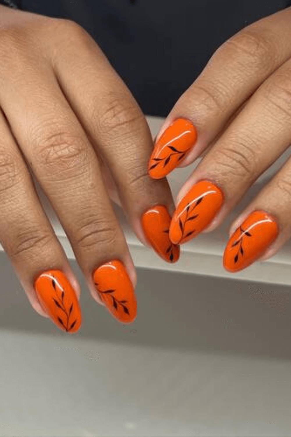 23 Best Burnt Orange Nails That Are Perfect For Fall