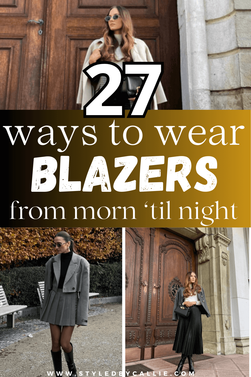 27 Sleek Blazer Outfit Ideas From Day To Night