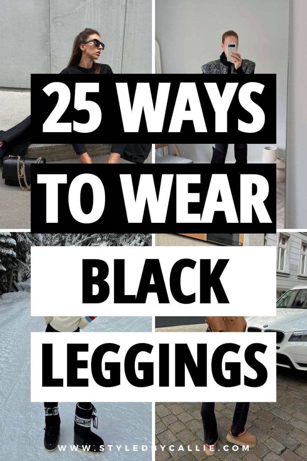25 Ways To Wear Black Leggings That Look Amazing