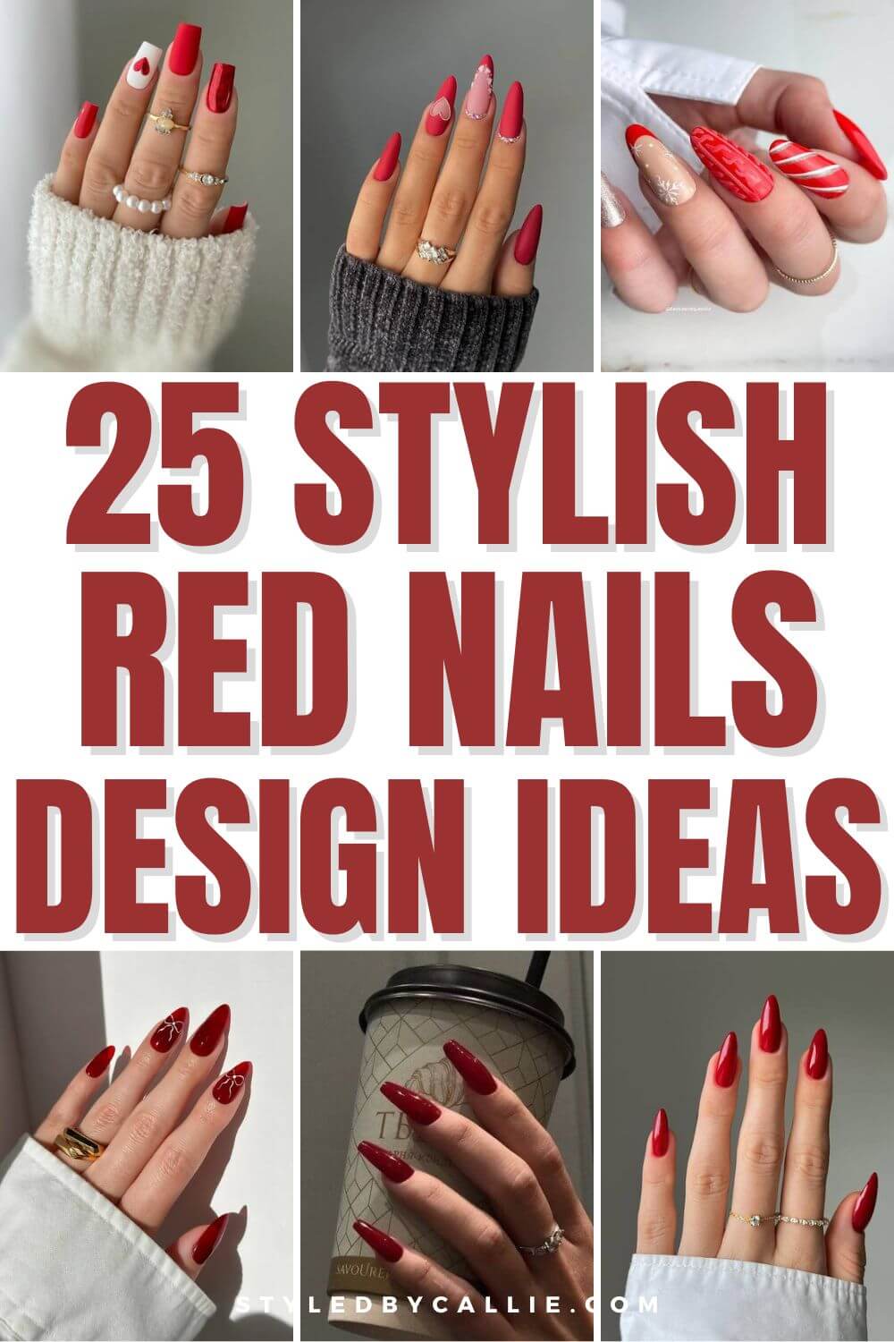 25 Awe-Inspiring Red Nails Designs You Need To See